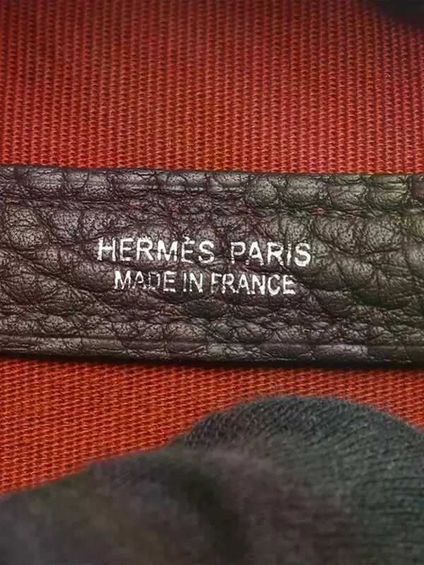 Hermès 2022 Toile And Negonda Garden Party 30 Tote Bag - Red