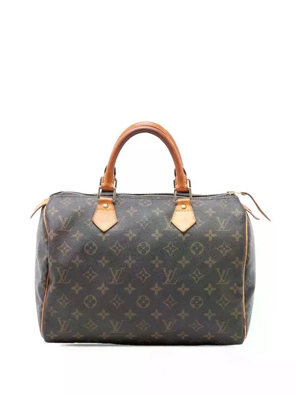 LOUIS VUITTON 2007 Monogram Speedy 30 Boston Bag - Brown