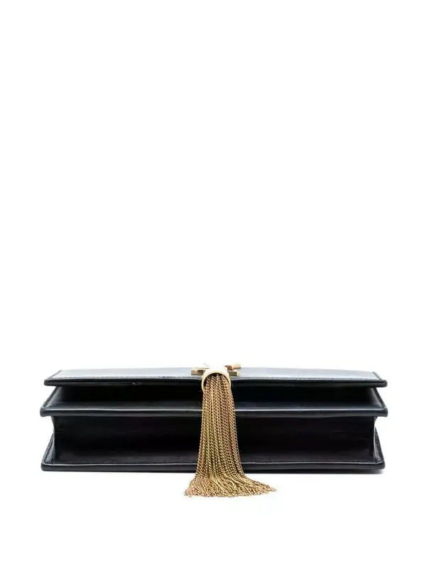 Saint Laurent 2017 Small Monogram Kate Tassel Crossbody Bag - Black