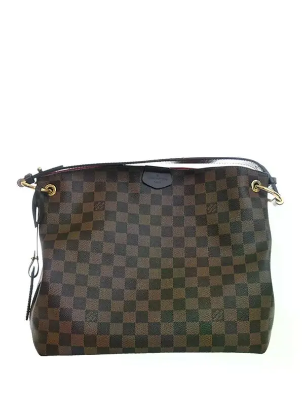 LOUIS VUITTON 2019 Damier Ebene Graceful Pm Shoulder Bag - Brown