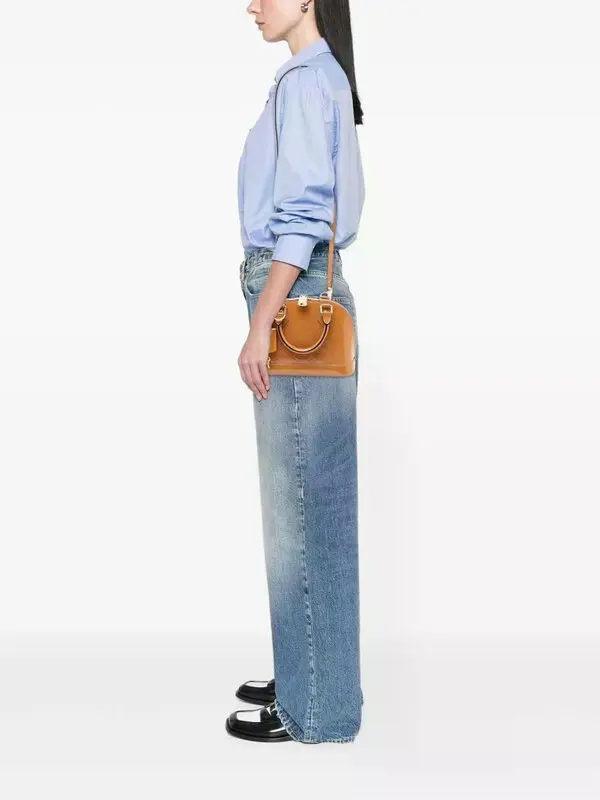 LOUIS VUITTON 2012 Monogram Vernis Alma Bb Satchel - Brown