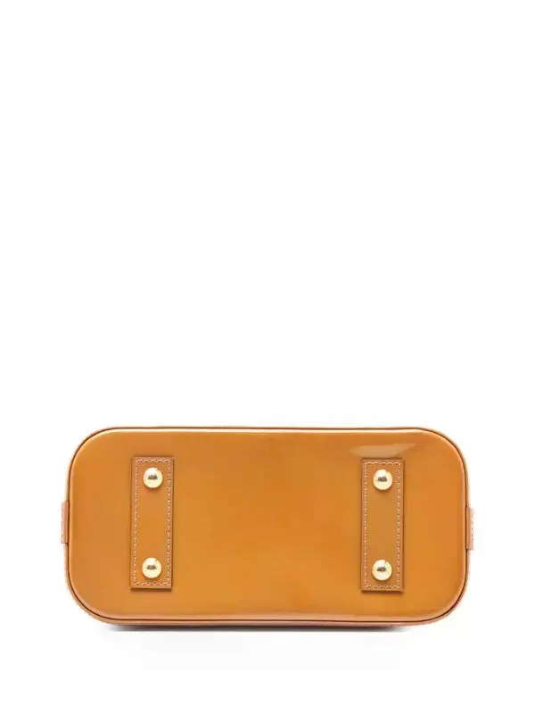 LOUIS VUITTON 2012 Monogram Vernis Alma Bb Satchel - Brown