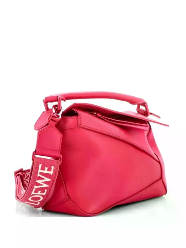 Loewe Puzzle Edge Small Crossbody Bag - Pink