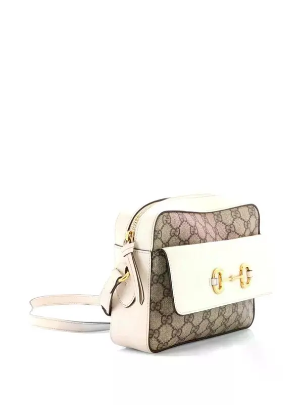 Gucci Horsebit 1955 Flap Pocket Camera Bag - Neutrals