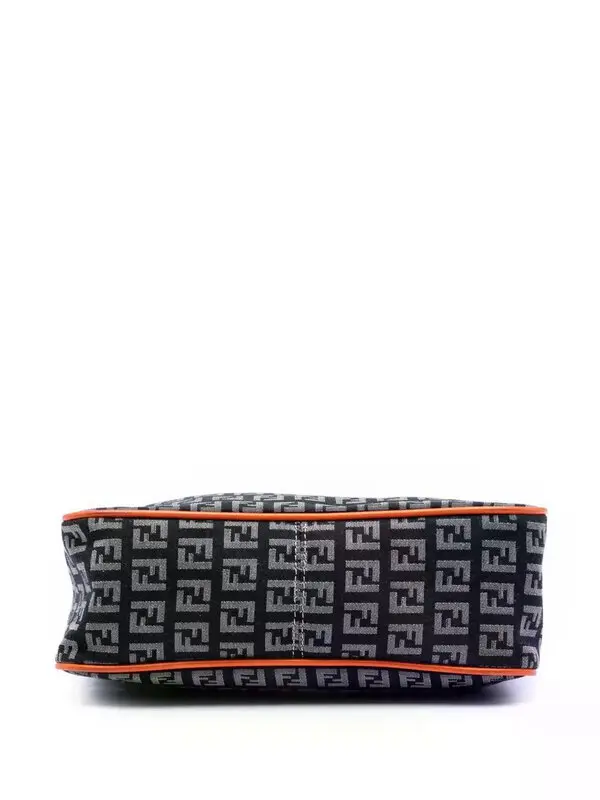 Fendi 2000-2010 Zucchino Canvas Shoulder Bag