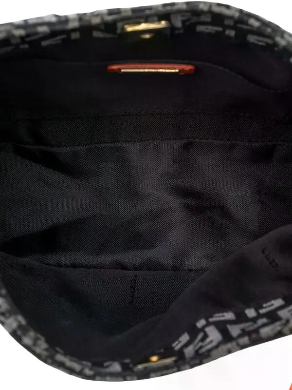 Fendi 2000-2010 Zucchino Canvas Shoulder Bag
