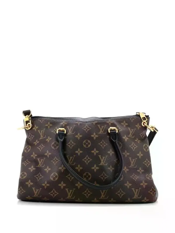LOUIS VUITTON Pallas Tote Monogram Canvas - Black