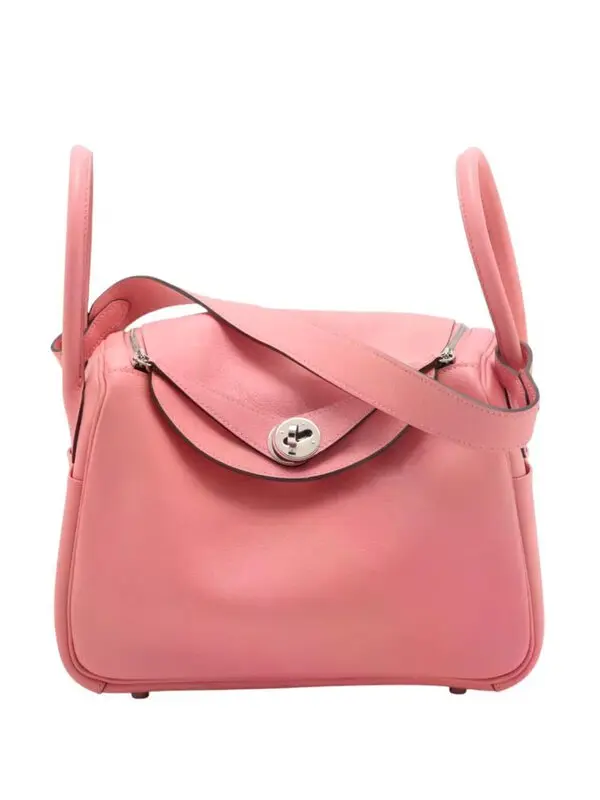 Hermès 2017 Evercolor Lindy 26 Satchel - Pink