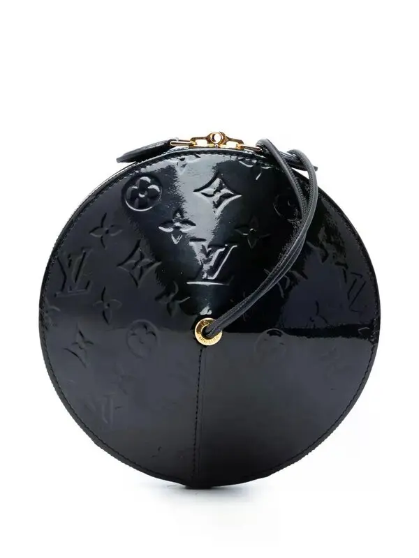 LOUIS VUITTON 2019 Monogram Vernis Toupie Crossbody Bag - Black