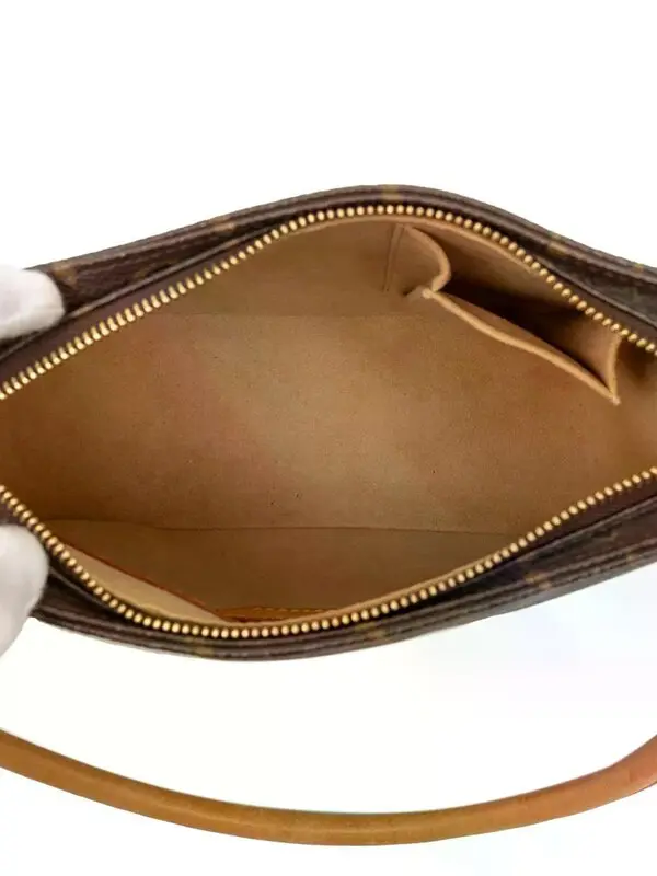 LOUIS VUITTON 2003 Monogram Looping Mm Shoulder Bag - Brown
