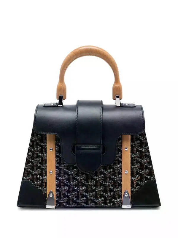 Goyard 2019 Ine Saigon Structured Pm Satchel - Black