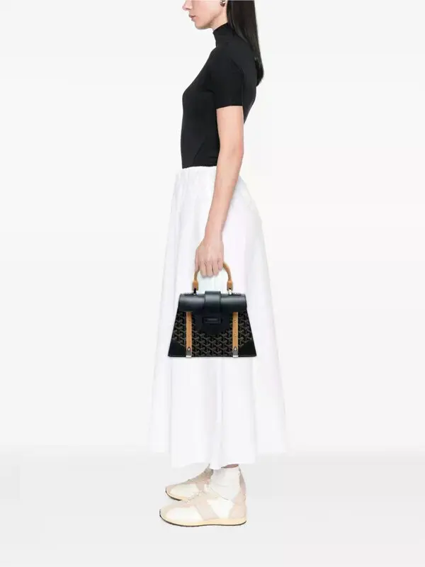 Goyard 2019 Ine Saigon Structured Pm Satchel - Black