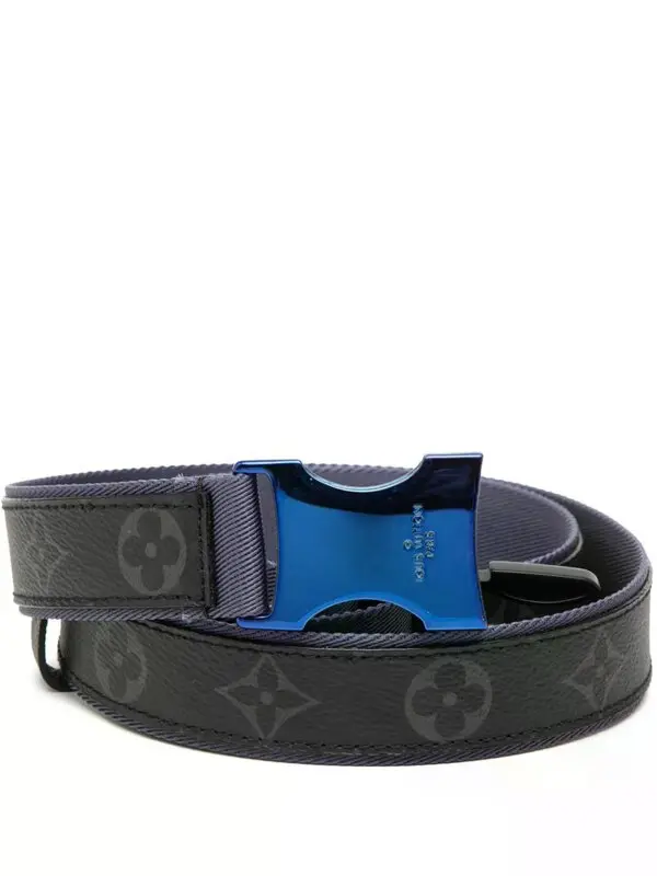 LOUIS VUITTON 2017 Monogram Eclipse Onthego Belt - Black