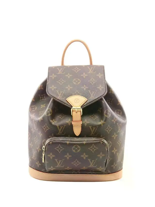 LOUIS VUITTON 1990-2010 Monogram Montsouris Pm Backpack - Brown