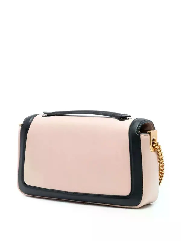 Fendi 2010-2025 Leather Chain Midi Baguette - Pink