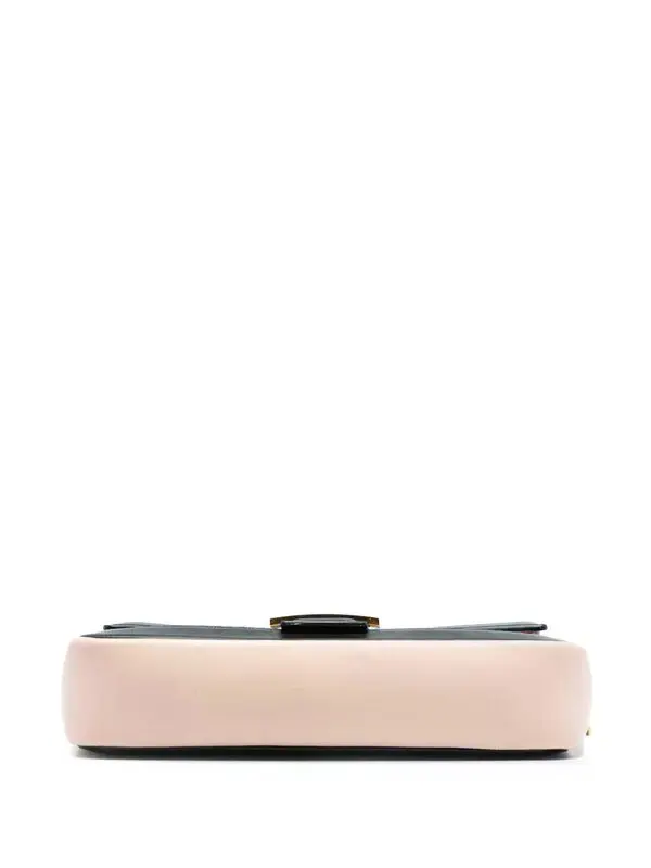 Fendi 2010-2025 Leather Chain Midi Baguette - Pink