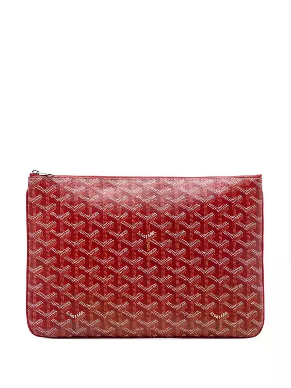 Goyard 2016 Ine Senat Mm Clutch Bag - Red