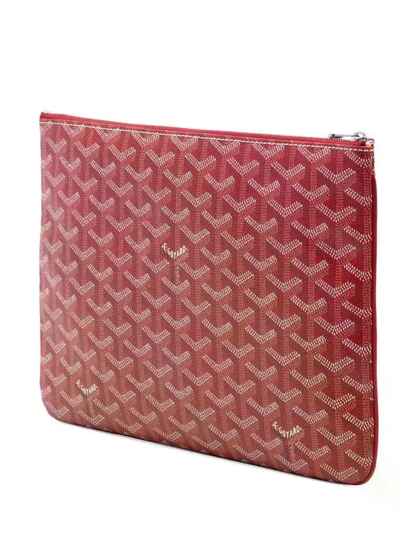 Goyard 2016 Ine Senat Mm Clutch Bag - Red