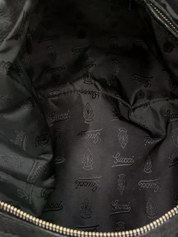 Gucci 2016-2026 Medium Diamante Canvas Techno Horsebit Hobo Bag