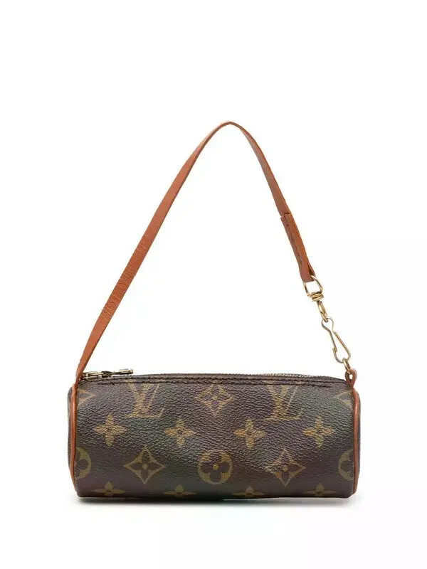 LOUIS VUITTON Monogram Papillon Pochette - Brown