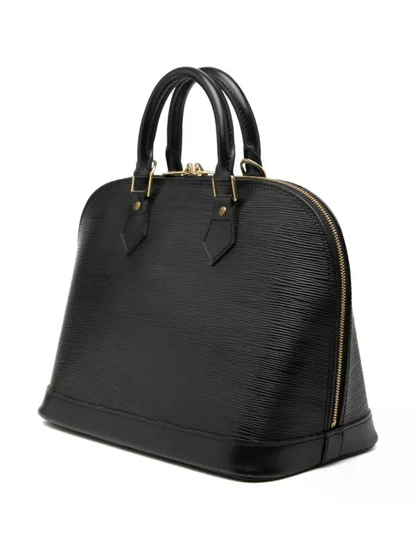 LOUIS VUITTON 1997 Epi Alma Pm Handbag - Black