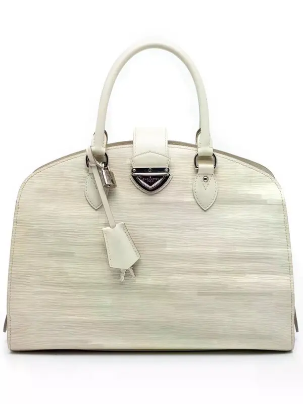 LOUIS VUITTON Epi Pont Neuf Gm Handbag - White