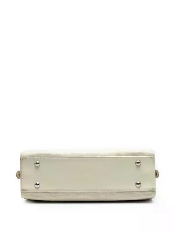 LOUIS VUITTON Epi Pont Neuf Gm Handbag - White