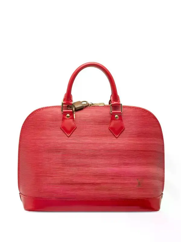 LOUIS VUITTON 2004 Epi Alma Pm Handbag - Red