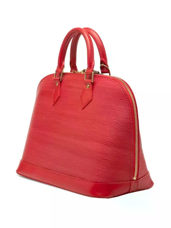 LOUIS VUITTON 2004 Epi Alma Pm Handbag - Red