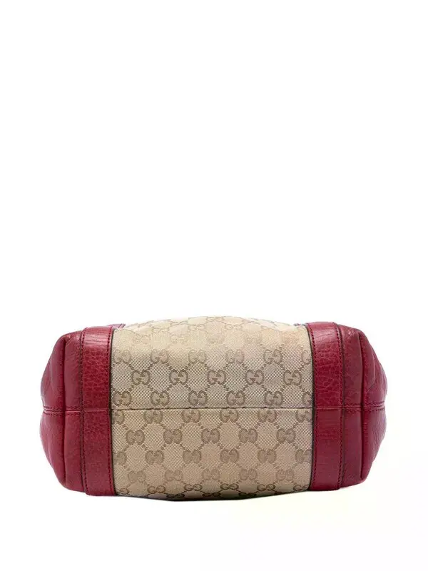 Gucci Gg Canvas Twins Tote Bag - Red