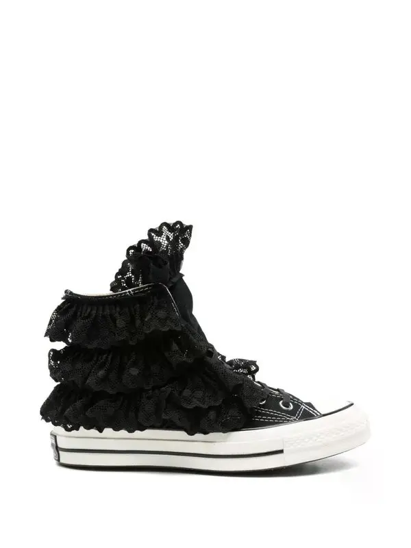 CONVERSE Lace Embellished Sneakers - Black