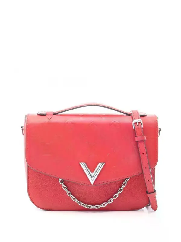 LOUIS VUITTON 2018 Monogram Very Messenger Satchel - Red