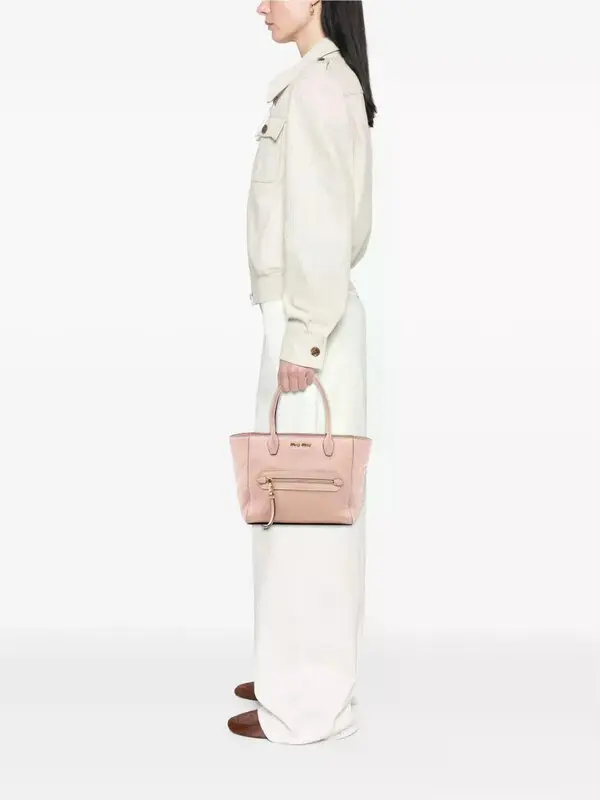 Miu Miu Madras Front Pocket Satchel