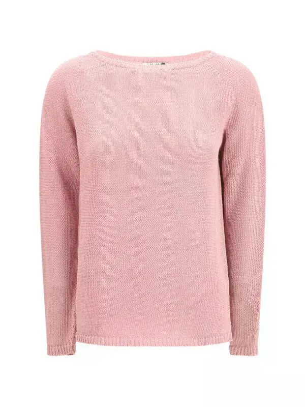 Max Mara Linen Sweater - Pink