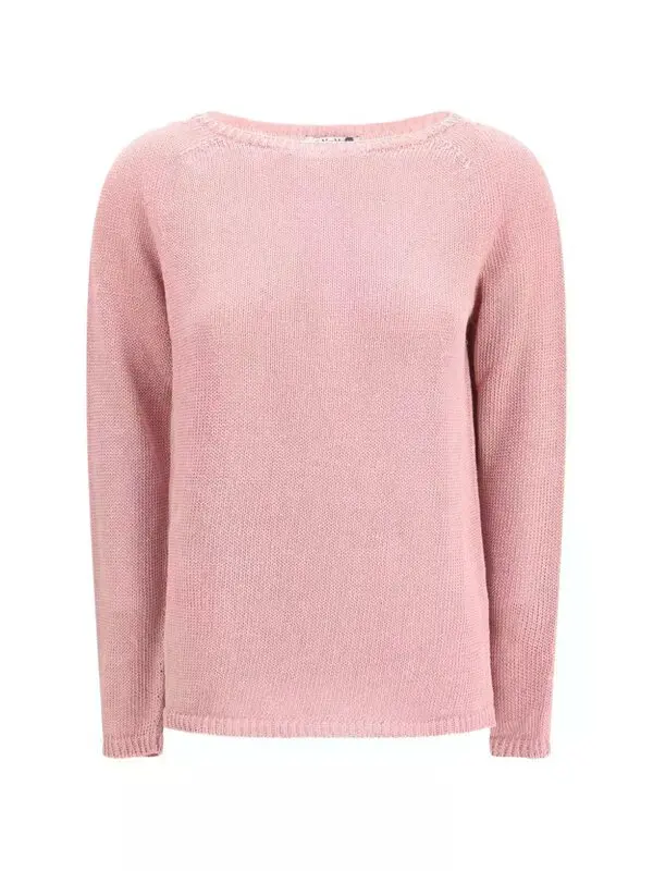 Max Mara Linen Sweater - Pink