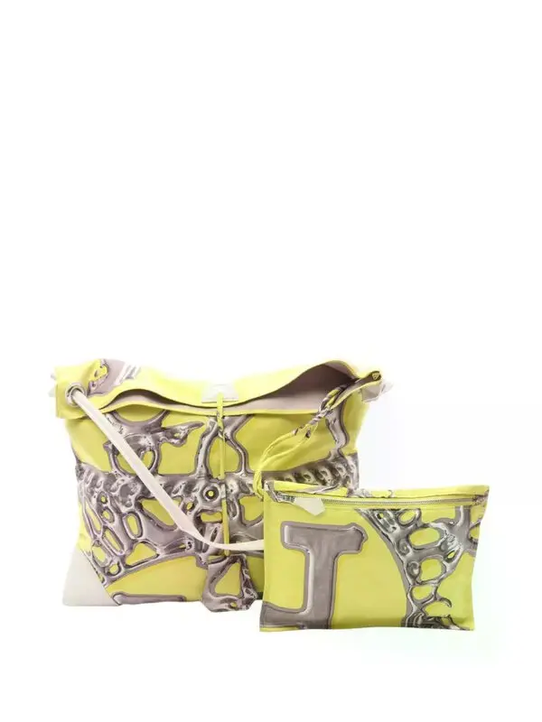 Hermès 2011 Silky City 33 Crossbody Bag - Yellow