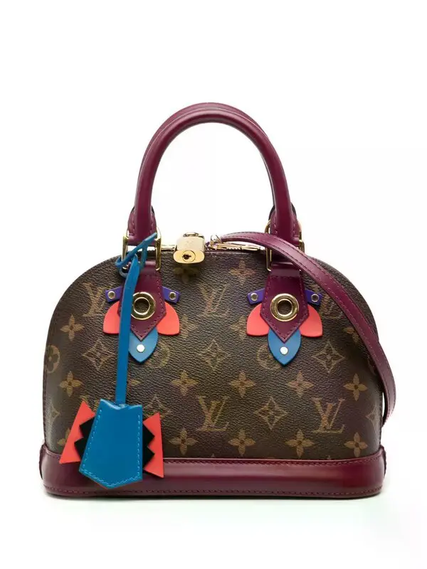 LOUIS VUITTON 2015 Monogram Totem Alma Bb Satchel - Brown