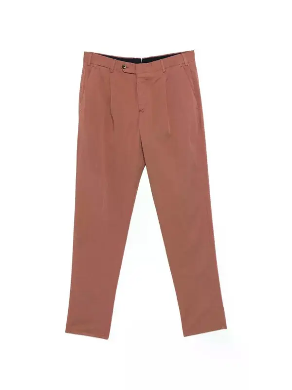 PT TORINO Pleated Trousers - Brown