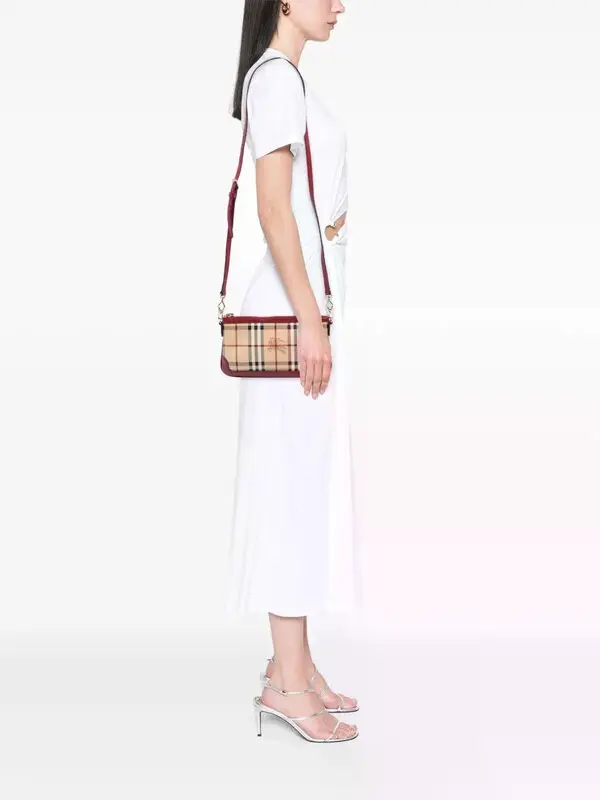 Burberry Haymarket Check Peyton Crossbody Bag
