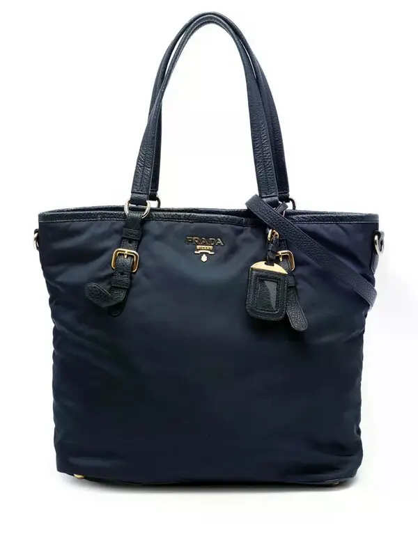 Prada 2010-2025 Tessuto Satchel - Blue