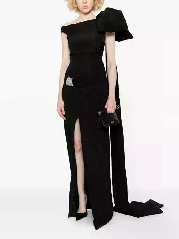 David Koma Bow-detail Maxi Dress