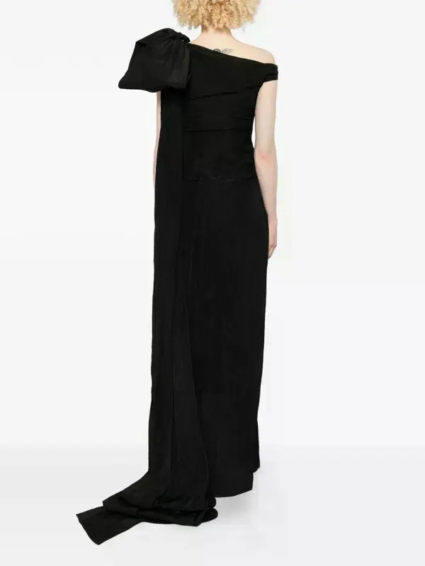 David Koma Bow-detail Maxi Dress
