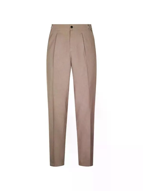 CELLAR DOOR Leo Pleated Trousers - Neutrals