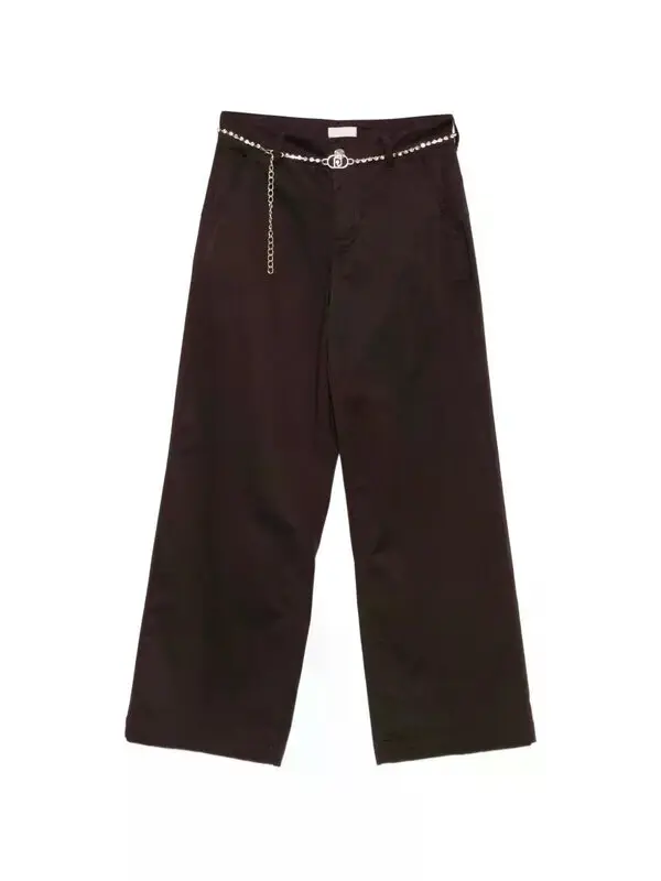 Liu Jo Cropped Trousers - Brown