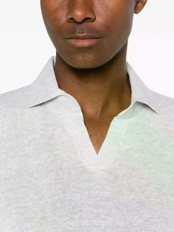 ARTE ANTWERP Notched Collar Sweater