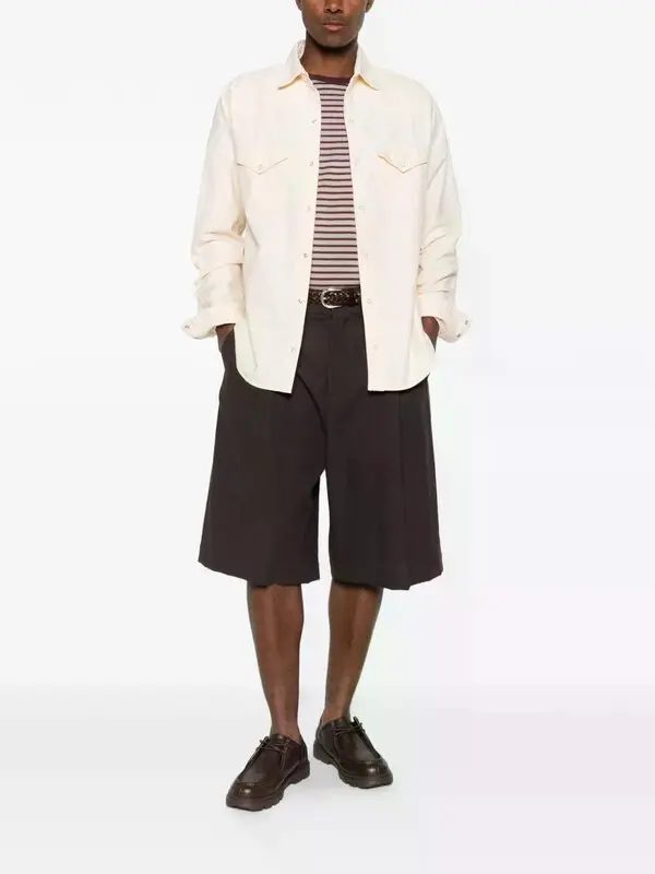 CHESAPEAKE'S Button Flap Shirt - Neutrals
