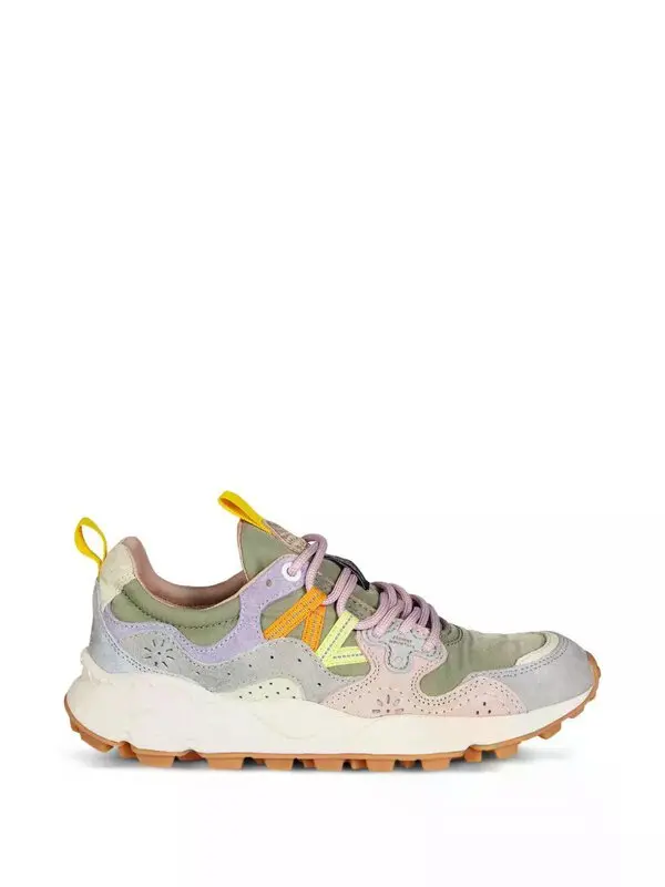 FLOWER MOUNTAIN Yamano 3 Panelled Sneakers - Pink