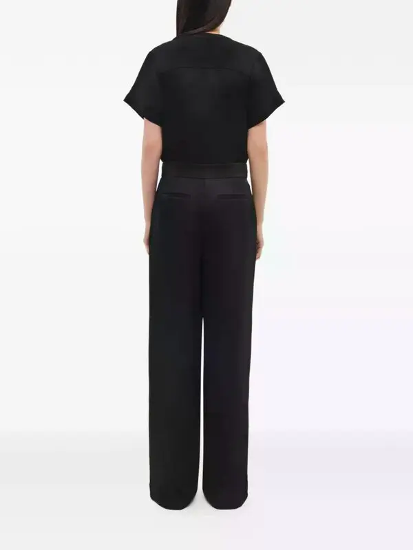 Simkhai Pleat-detail Trousers - Black