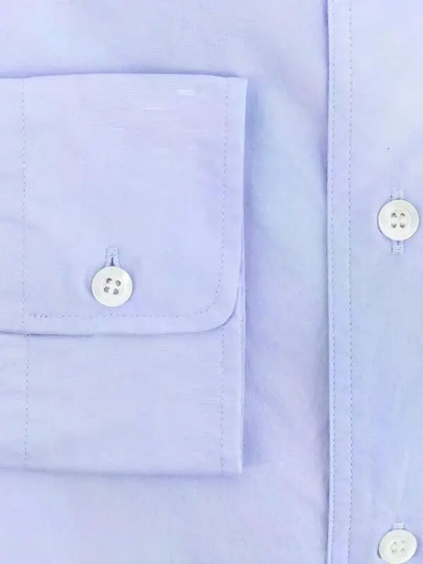 Aspesi Button Cotton Shirt - Blue