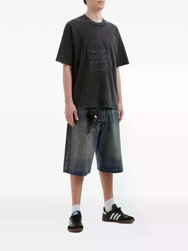 Izzue Puppet-detail Denim Shorts